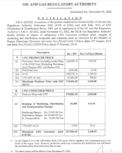 Today's LPG Rate - LPG Cylinder Price In Pakistan - APakistani